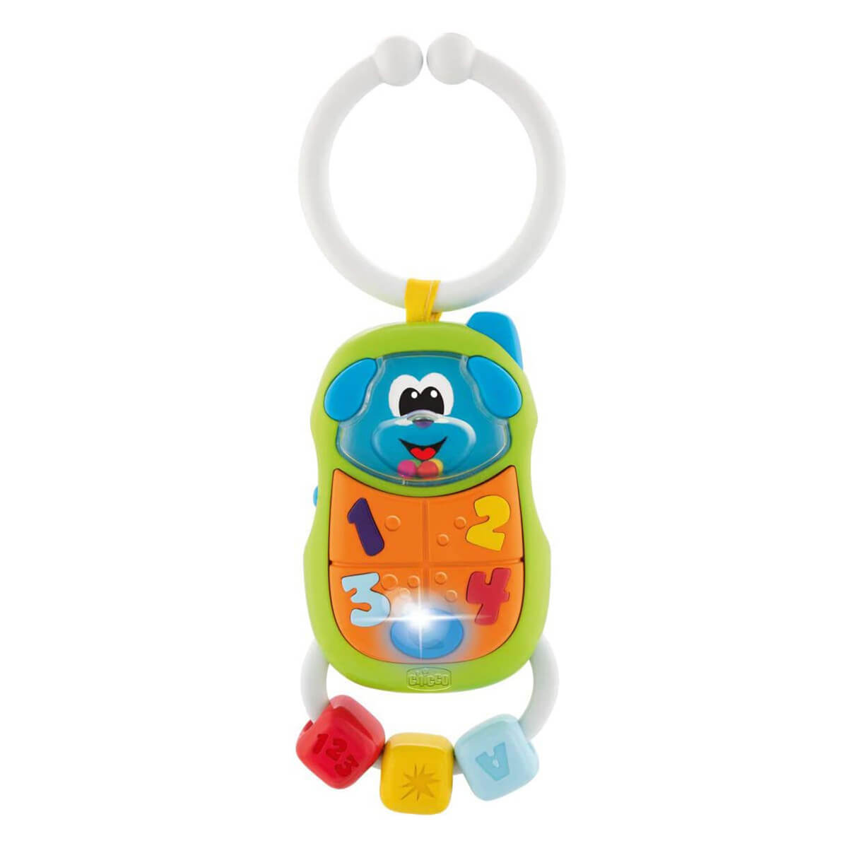 טלפון רעשן כלבלב צ’יקו – Chicco BS Rattle Puppy Phone – Baby kingdom ...